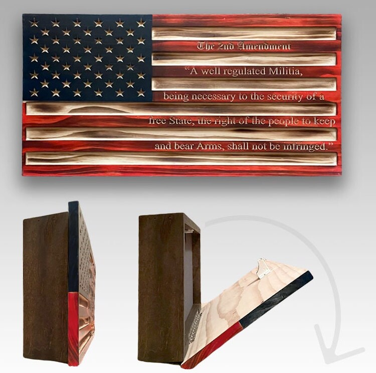 The 2nd Amendment Flag or Concealment Box - Etsy