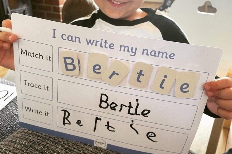 Name Writing Learning Mat Preschool and Early Years EYFS Education ...