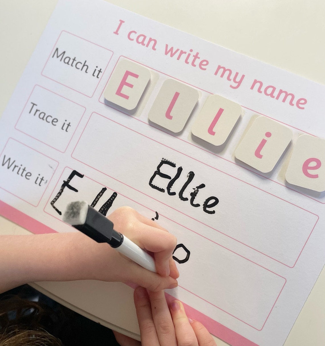 Name Writing Learning Mat Preschool and Early Years EYFS Education ...