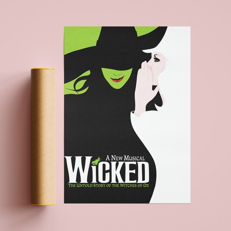 Wicked the Musical Poster - Etsy
