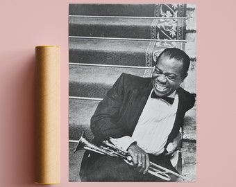Louis Armstrong 1953 Museum Quality Poster - Etsy