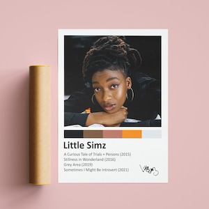 Little Simz Print / Little Simz Poster / Music Poster / Albums Poster ...