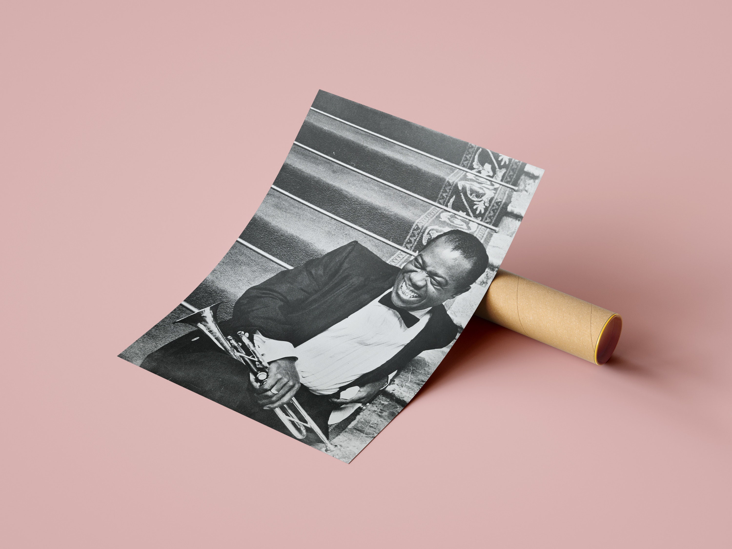 Louis Armstrong Smile, Louis Armstrong Poster, Louis Armstrong Print ...