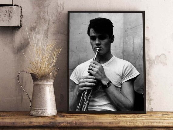 Chet Baker Poster / Chet Baker Art Print / Vintage Poster / | Etsy