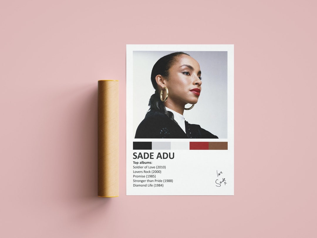 Sade Adu Print / Sade Adu Poster / Music Poster / Albums Poster / Sade ...