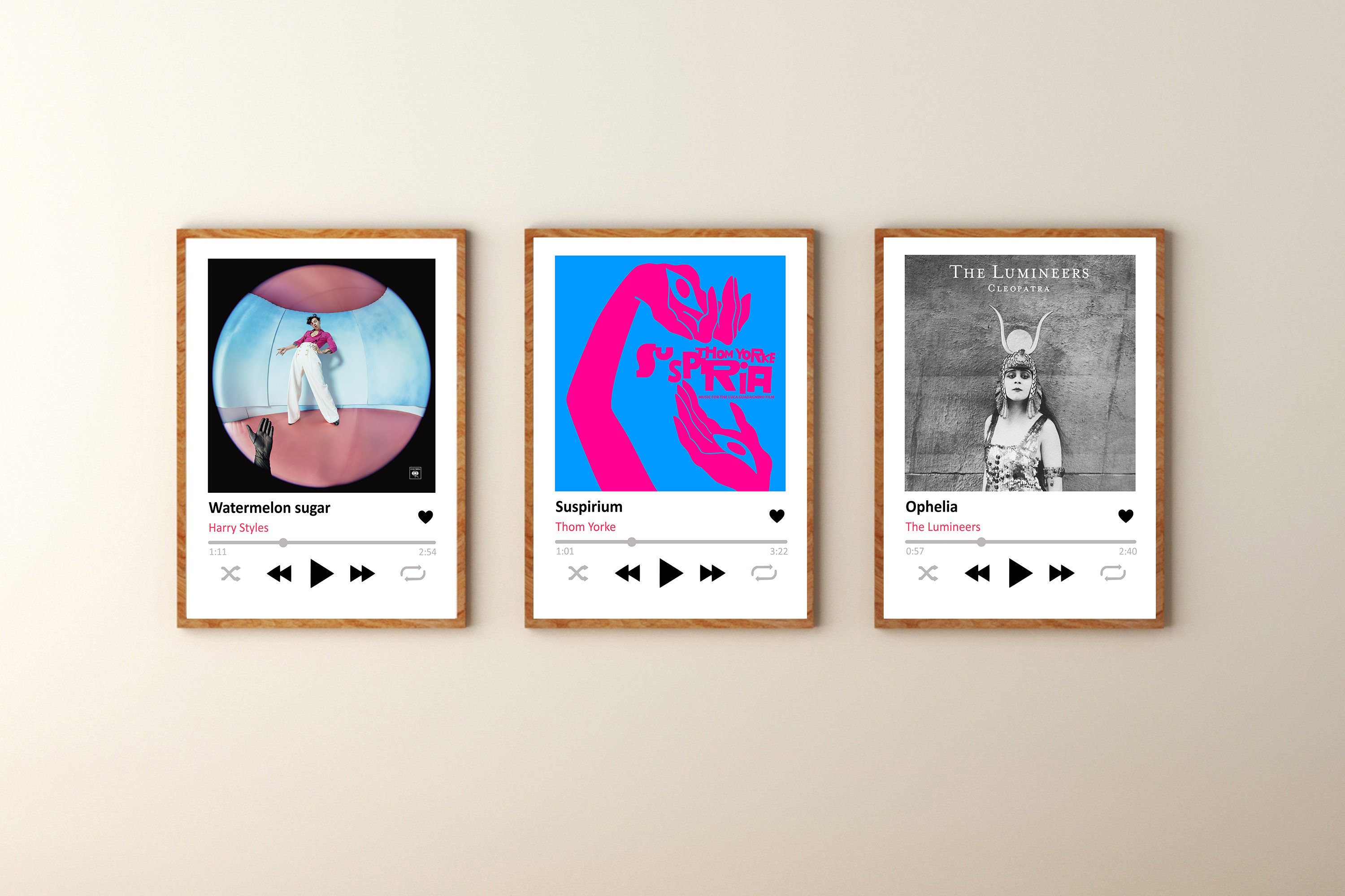 CUSTOM Music Player Poster, Music App, Music Player Print, Album ...