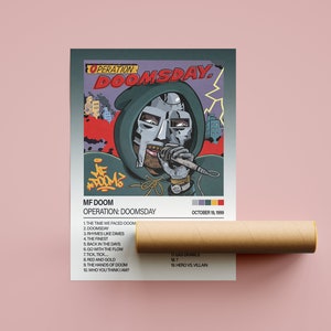 MF Doom Operation Doomsday Album Poster, MF Doom Poster, MF Doom Print ...