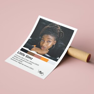 Little Simz Print / Little Simz Poster / Music Poster / Albums Poster ...