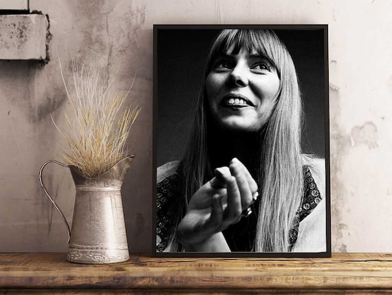 Joni Mitchell Poster / Joni Mitchell Art Print / Vintage Music | Etsy