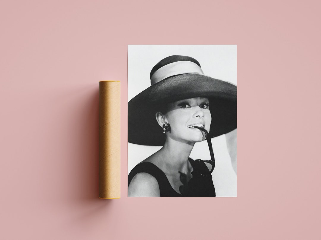 Audrey Hepburn Poster - Audrey Hepburn Print - Audrey Hepburn Vintage ...