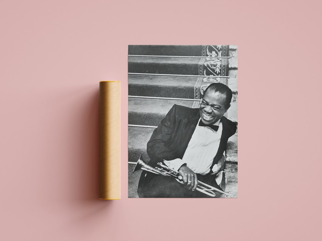 Louis Armstrong Smile, Louis Armstrong Poster, Louis Armstrong Print ...