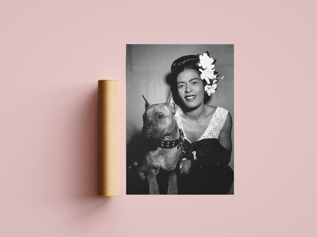 Billie Holiday Poster, Billie Holiday Art Print, Jazz Poster, Black and ...