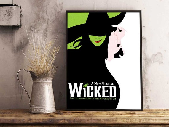 Wicked Poster / Wicked Art Print / Wicked Musical | Etsy