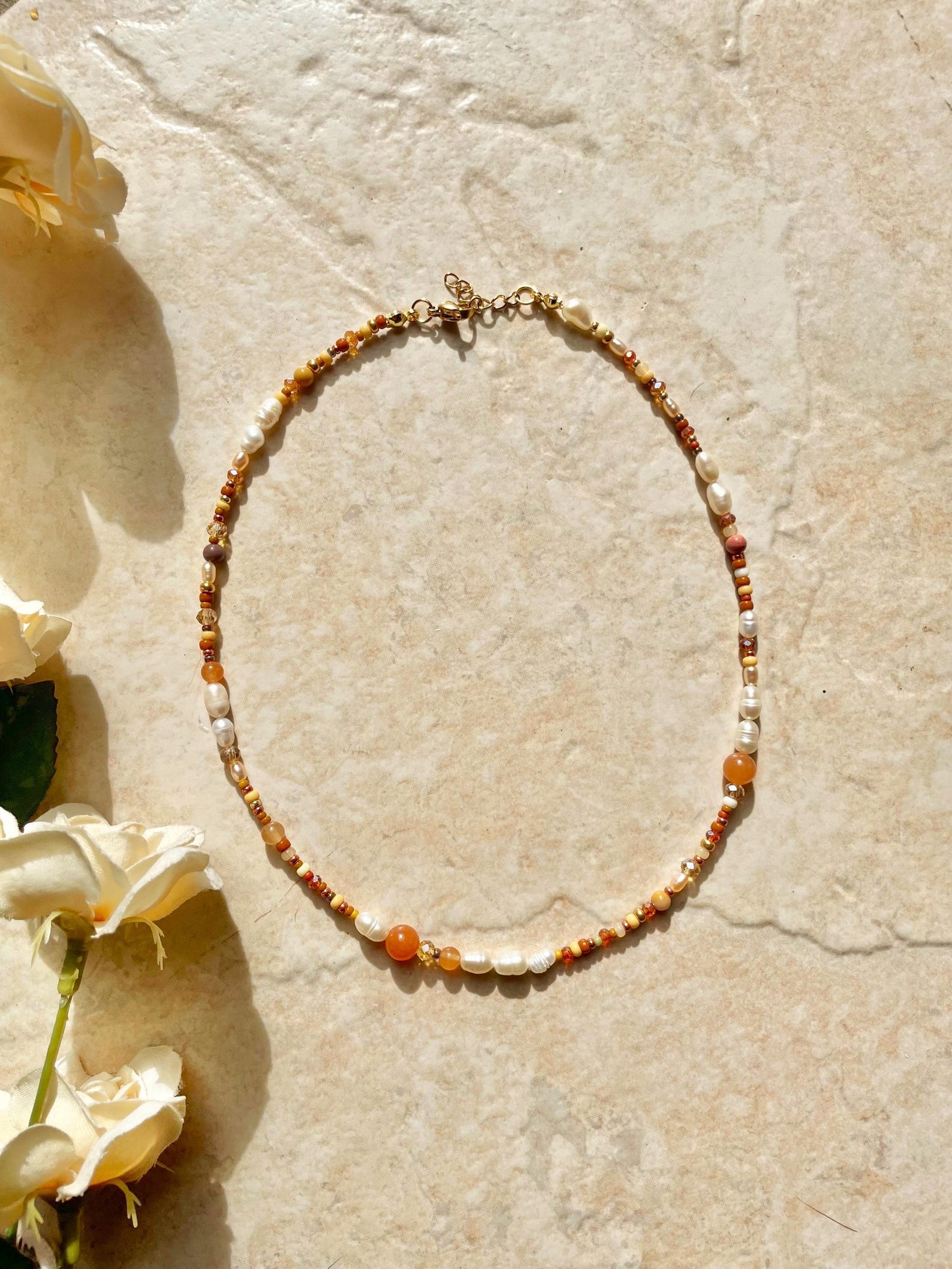 Aruba-handmade Colorful Pearl Necklace Made of Freshwater Pearls/gift ...