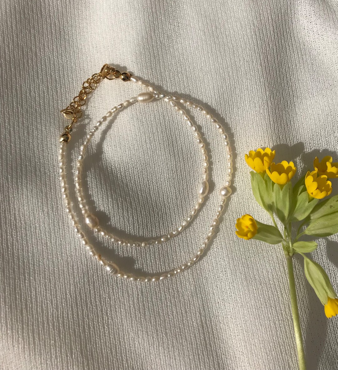 Aruba Handmade Pearl Necklace With Mini Freshwater Pearls/christmas ...