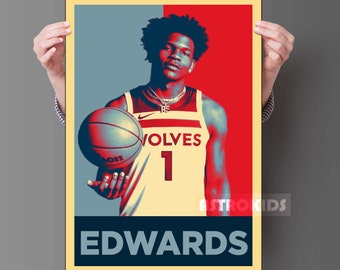 Anthony Edwards Wall Art - Etsy