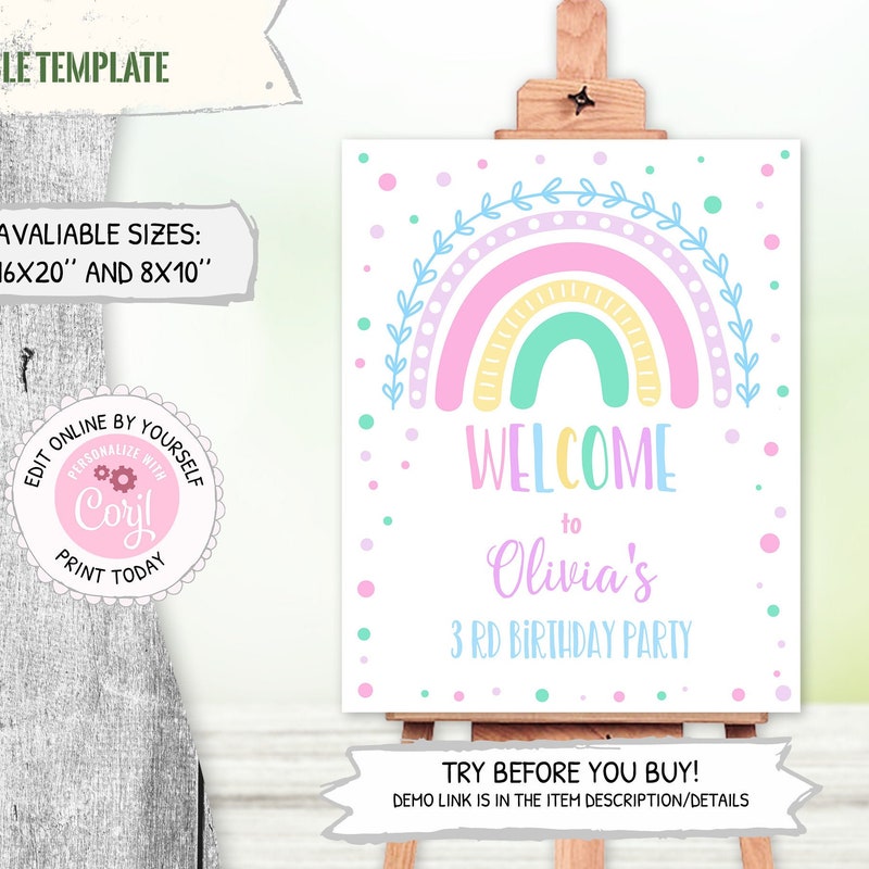 Rainbow Poster - Etsy