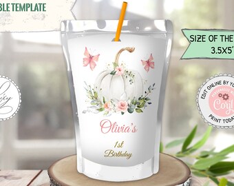 Pumpkin Juice Labels - Etsy