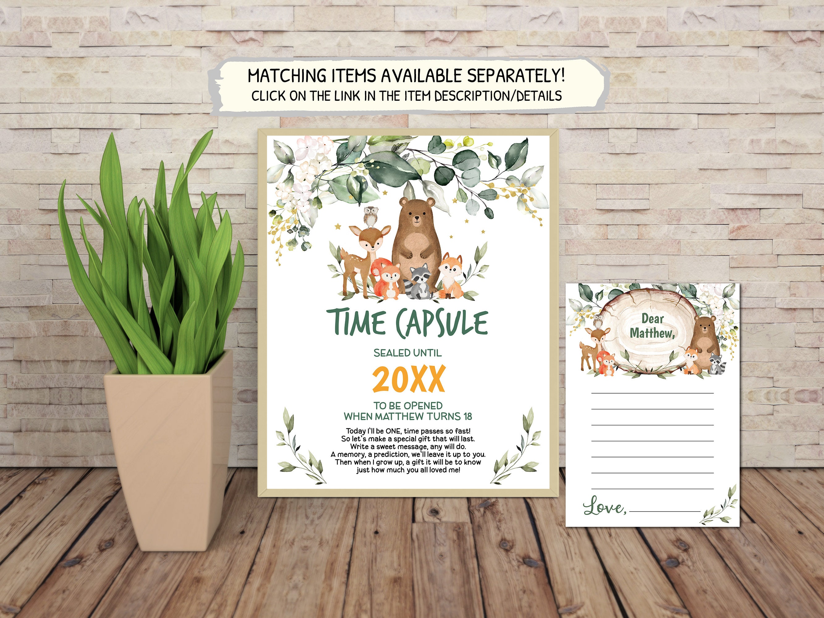 Editable Woodland Milestone Sign 1st Birthday Milestone - Etsy