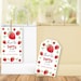Editable Strawberry Favor Tag, Summer Fruits Thank You Tag, Red ...