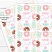 Editable Donut Juice Box Labels , Donut Birthday Party Juice Pouch ...
