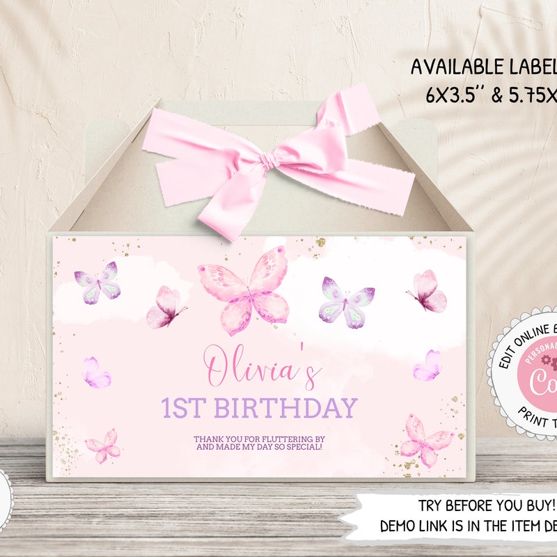 Butterfly Favor Box - Etsy UK