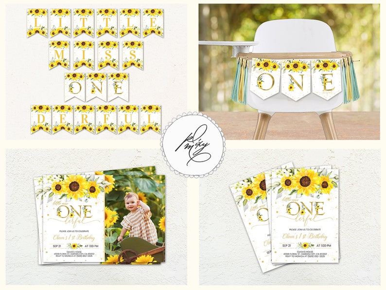 Editable Little Miss Onederful 1st Birthday Mega Bundle - Etsy