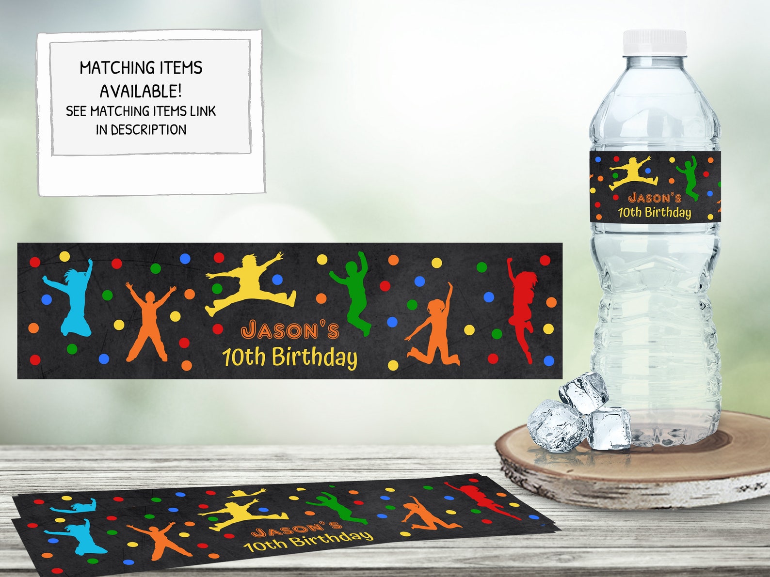 Editable Jump Chip Bag Template Snacks Treat Bag Wrapper - Etsy