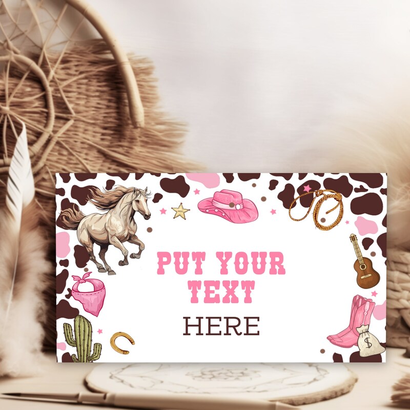 Western Food Label - Etsy