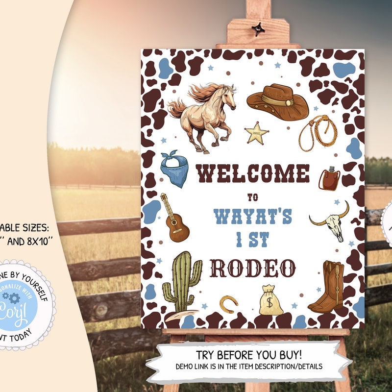 Cowboy Birthday - Etsy