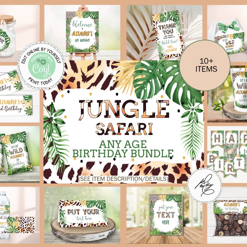 Jungle Safari Party - Etsy