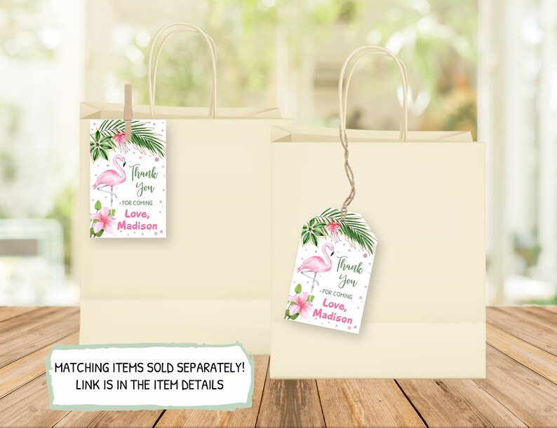 Editable Flamingo Custom Sign Tropical Flamingo Birthday | Etsy