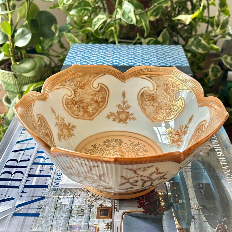 Gold Chinoiserie Pots - Etsy