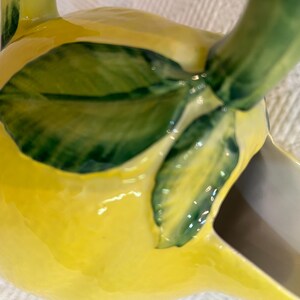 Late 20th Century Made in Italy Majolica Lemon Pitcher - Etsy
