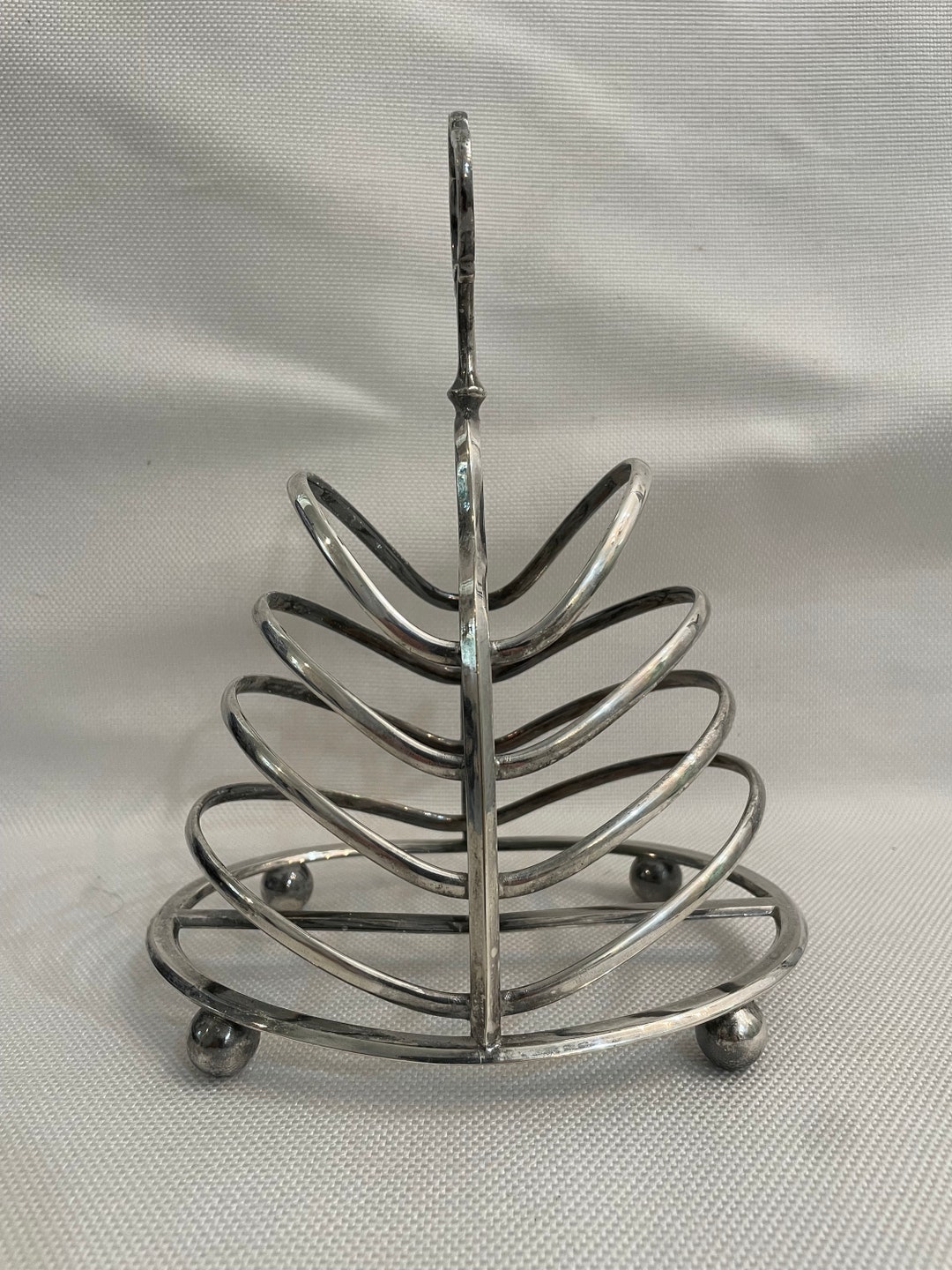 Antique 1897 Silver Plate Toast Rack by Mappin and Webb England - Etsy