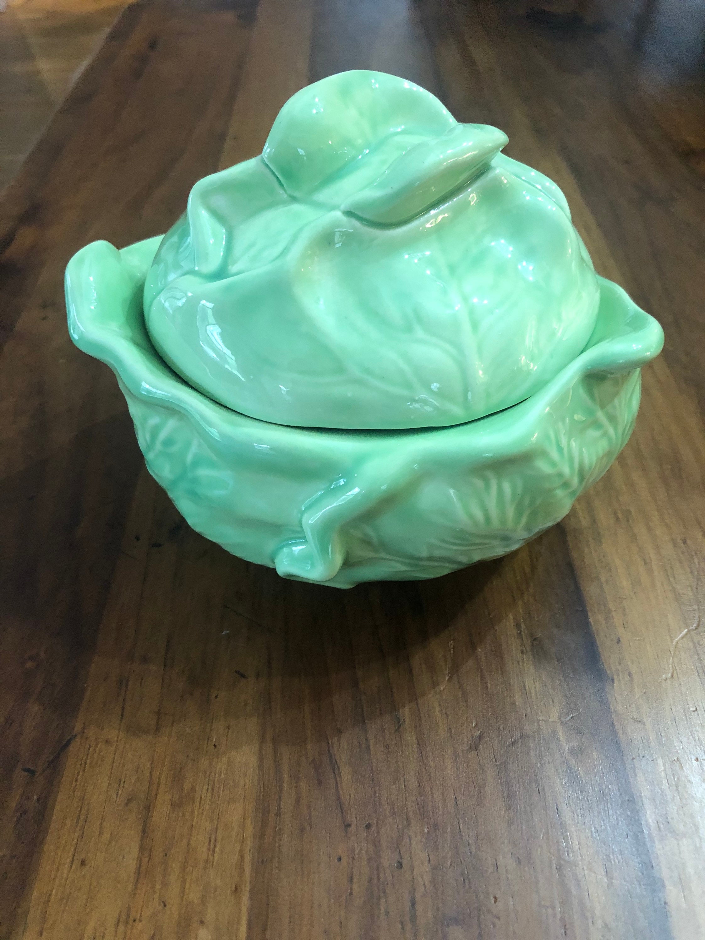 Vintage Holland Mold Lettuce Bowl With Lid - Etsy