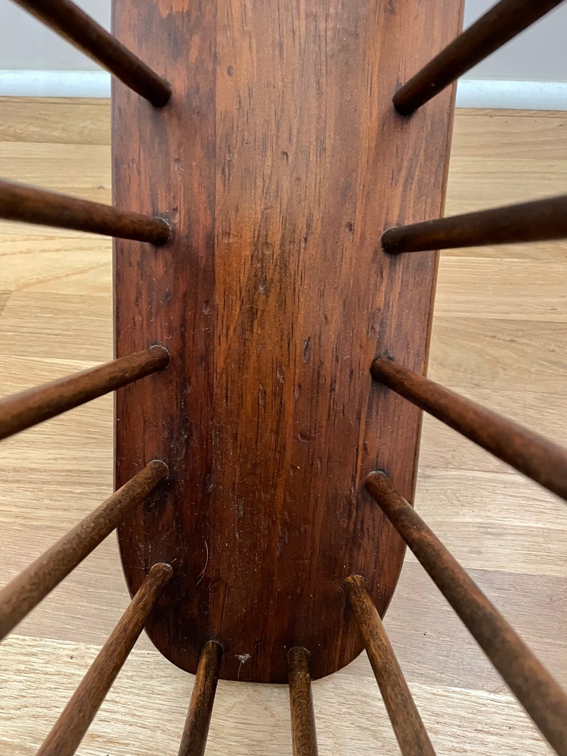 Vintage Cornwall Industries Mid Century Spindle Magazine Rack After ...
