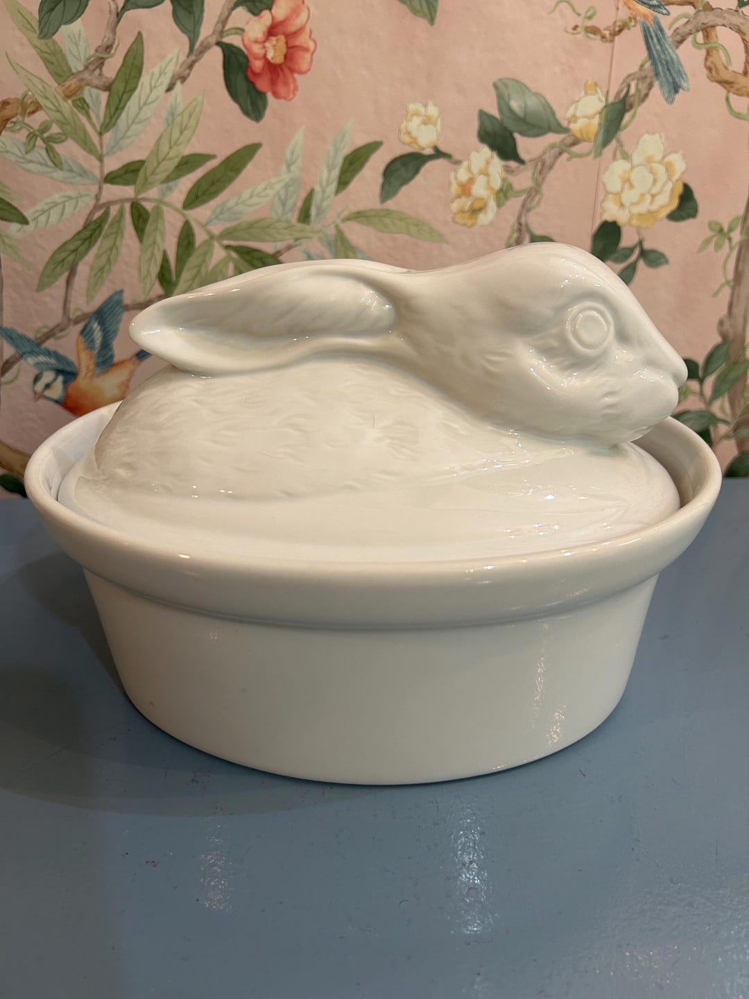 Vintage Wcl Pottery China White Bunny Rabbit Tureen or Covered Dish - Etsy