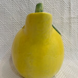 Late 20th Century Made in Italy Majolica Lemon Pitcher - Etsy
