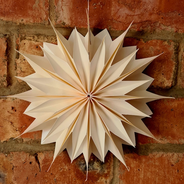Hanging Paper Star - Etsy