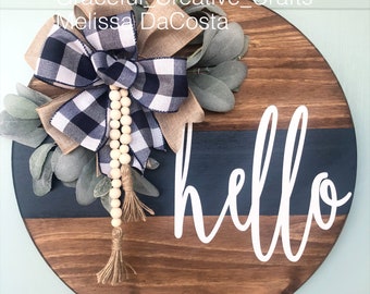 Navy Blue Farmhouse Decor | Etsy