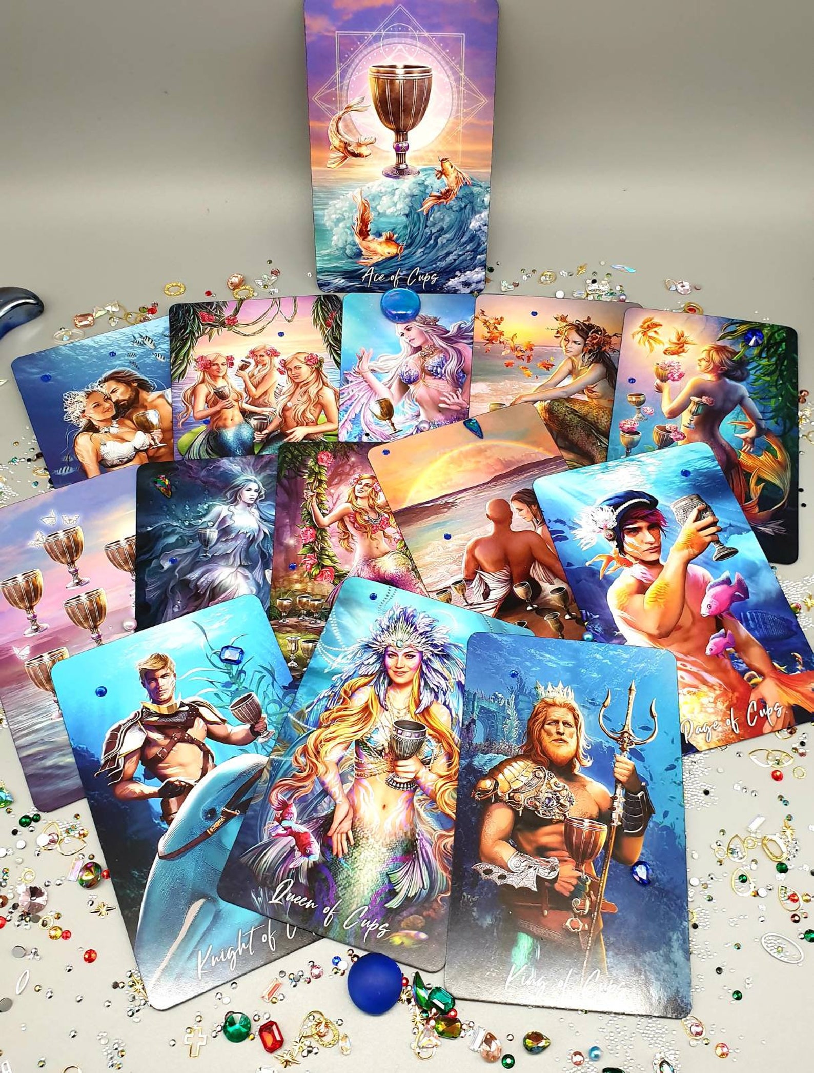 Tarot Cards Deck The Elemental Wisdom Tarot | Etsy