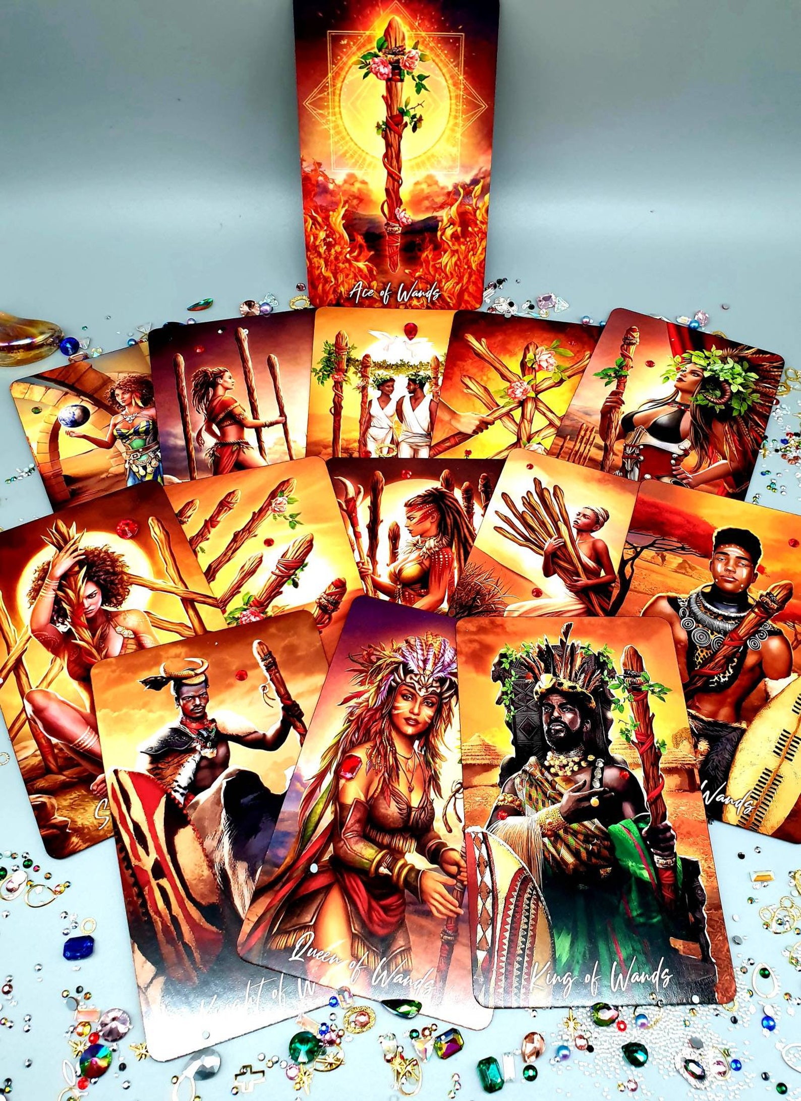 Tarot Cards Deck The Elemental Wisdom Tarot | Etsy