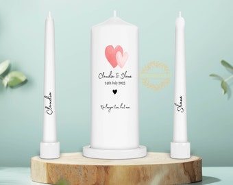 Unity Candle Set Custom Wedding Unity Candle Ceremony Candles ...