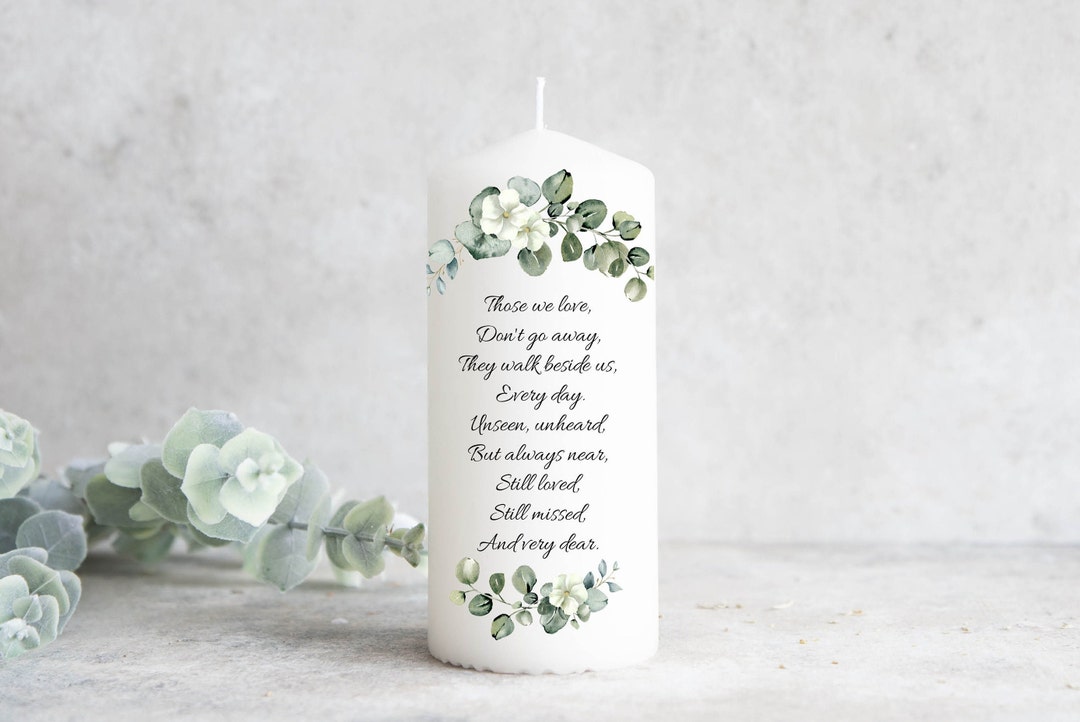 Remembrance Candle - Custom Wedding Candle - Ceremony Candle ...