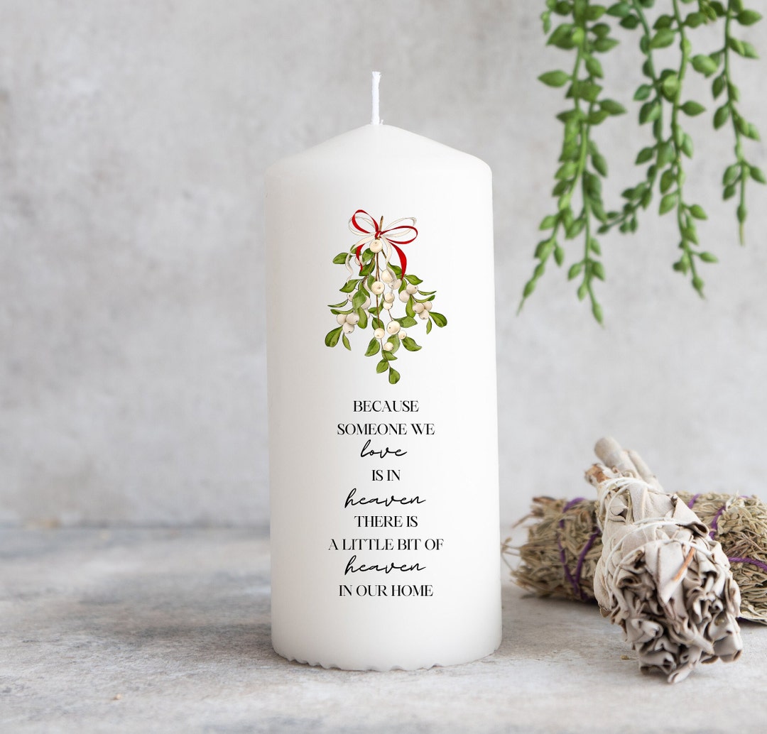 Christmas Remembrance Candle - Etsy Ireland