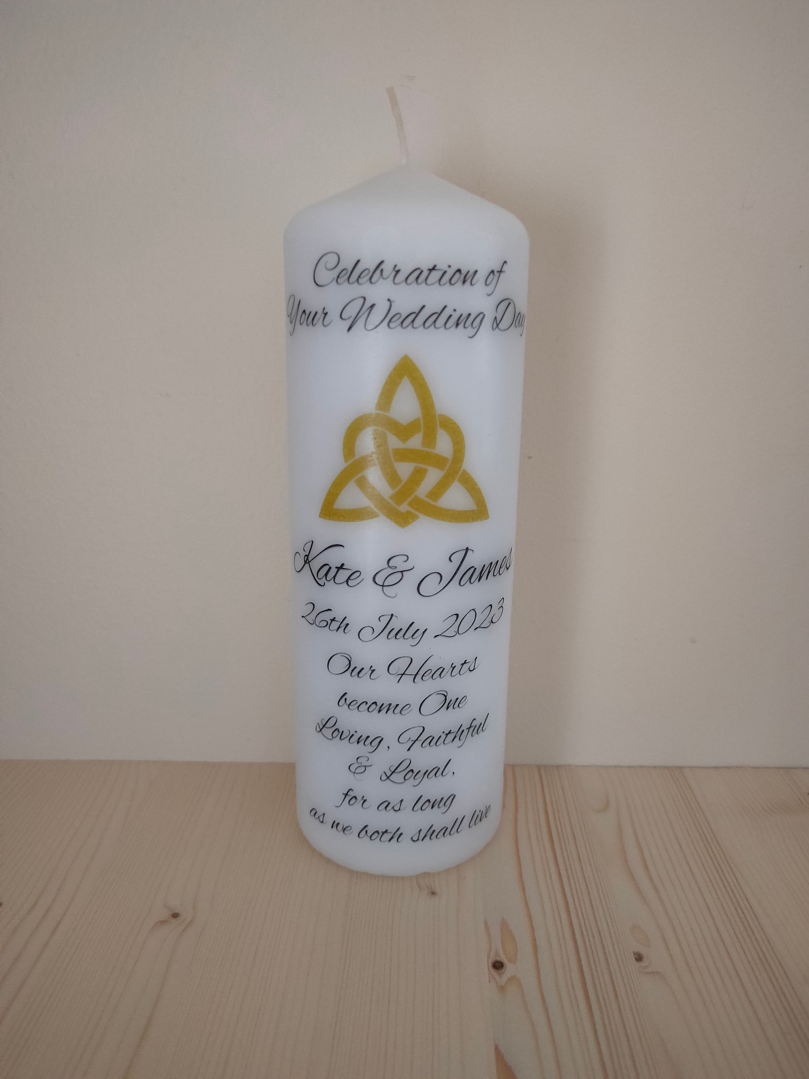 Unity Candle Set Custom Wedding Unity Candle Ceremony - Etsy