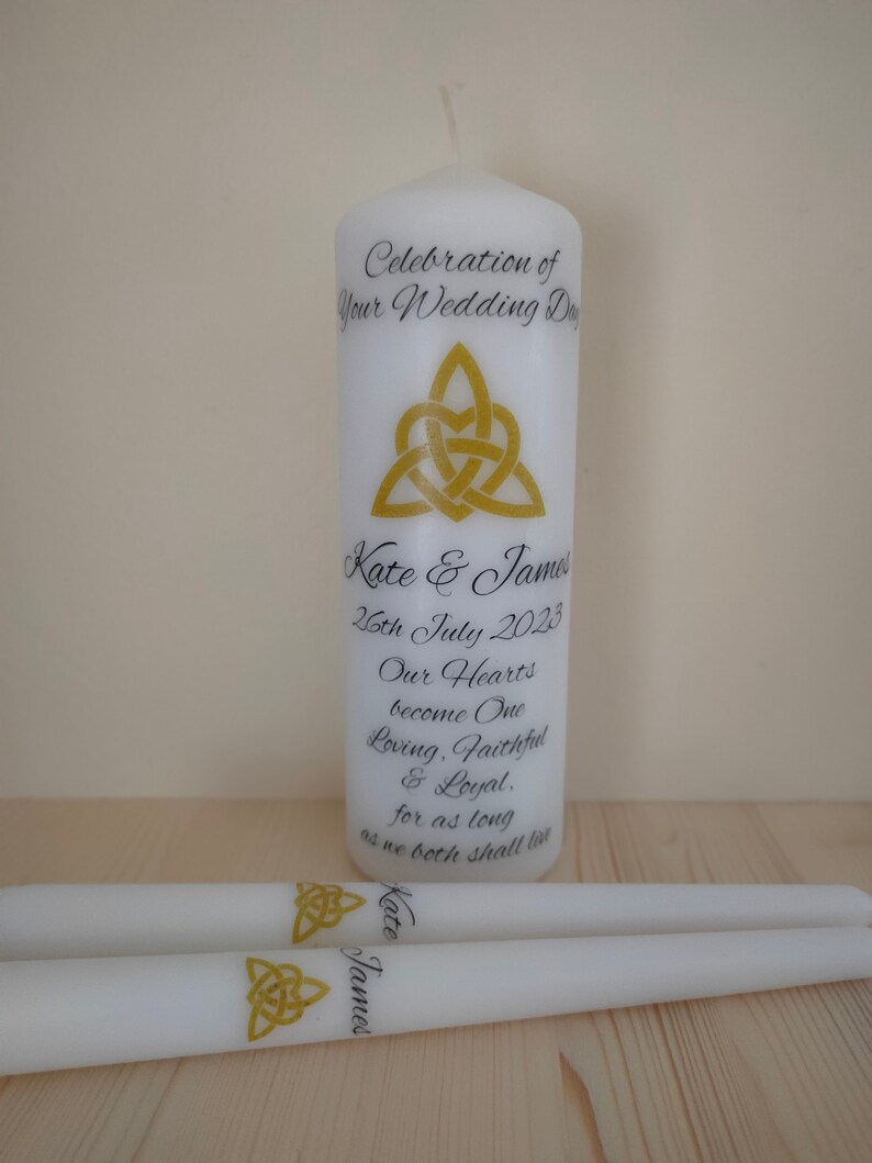 Unity Candle Set Custom Wedding Unity Candle Ceremony - Etsy