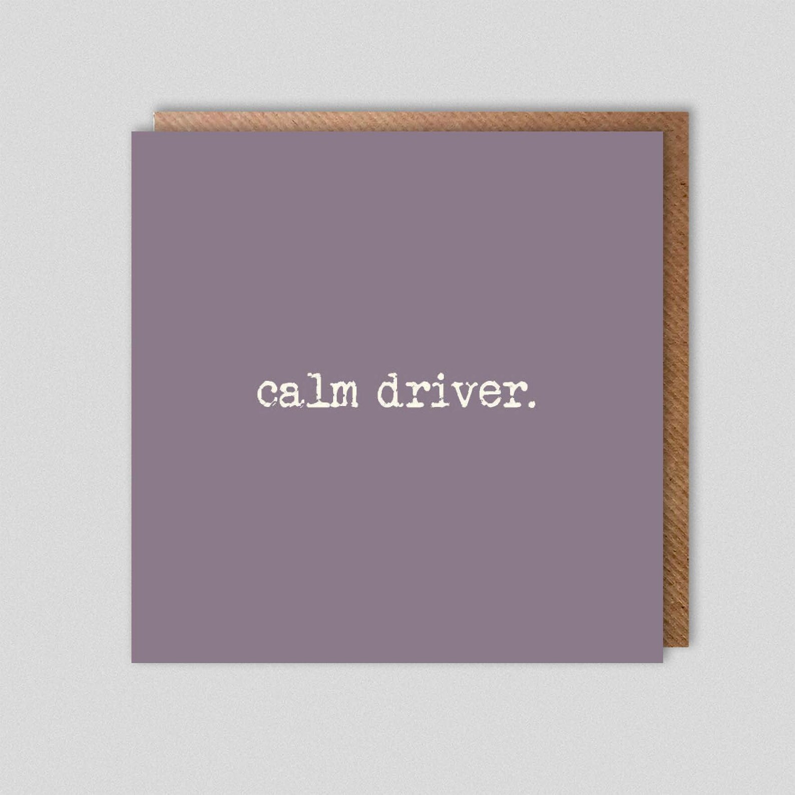 Calm Driver. Birthday Card/occasion - Etsy