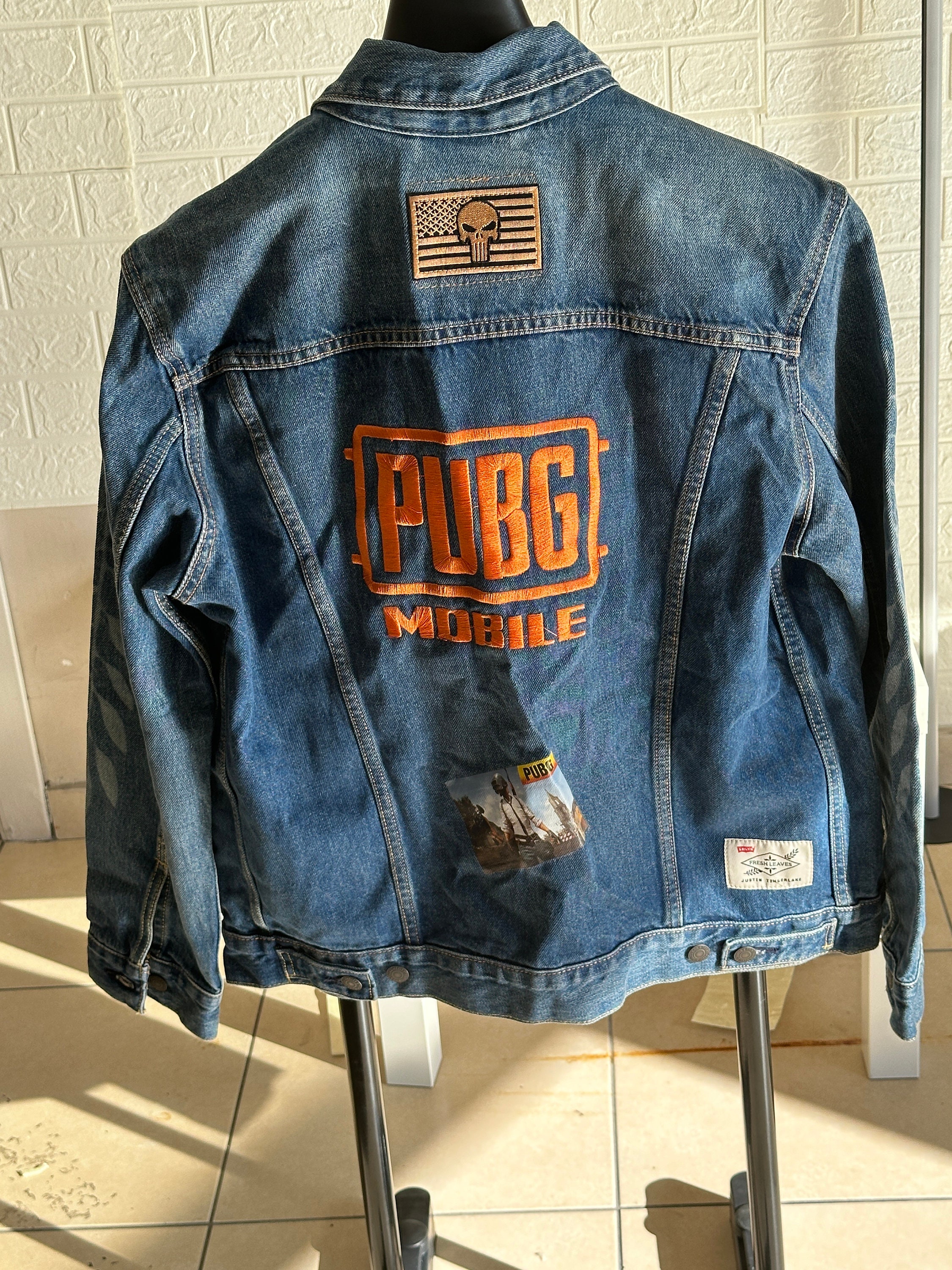 Stk7 Levi's Trucker Jacket Hand Made Design Pubg Mobile X Levis Vintage ...